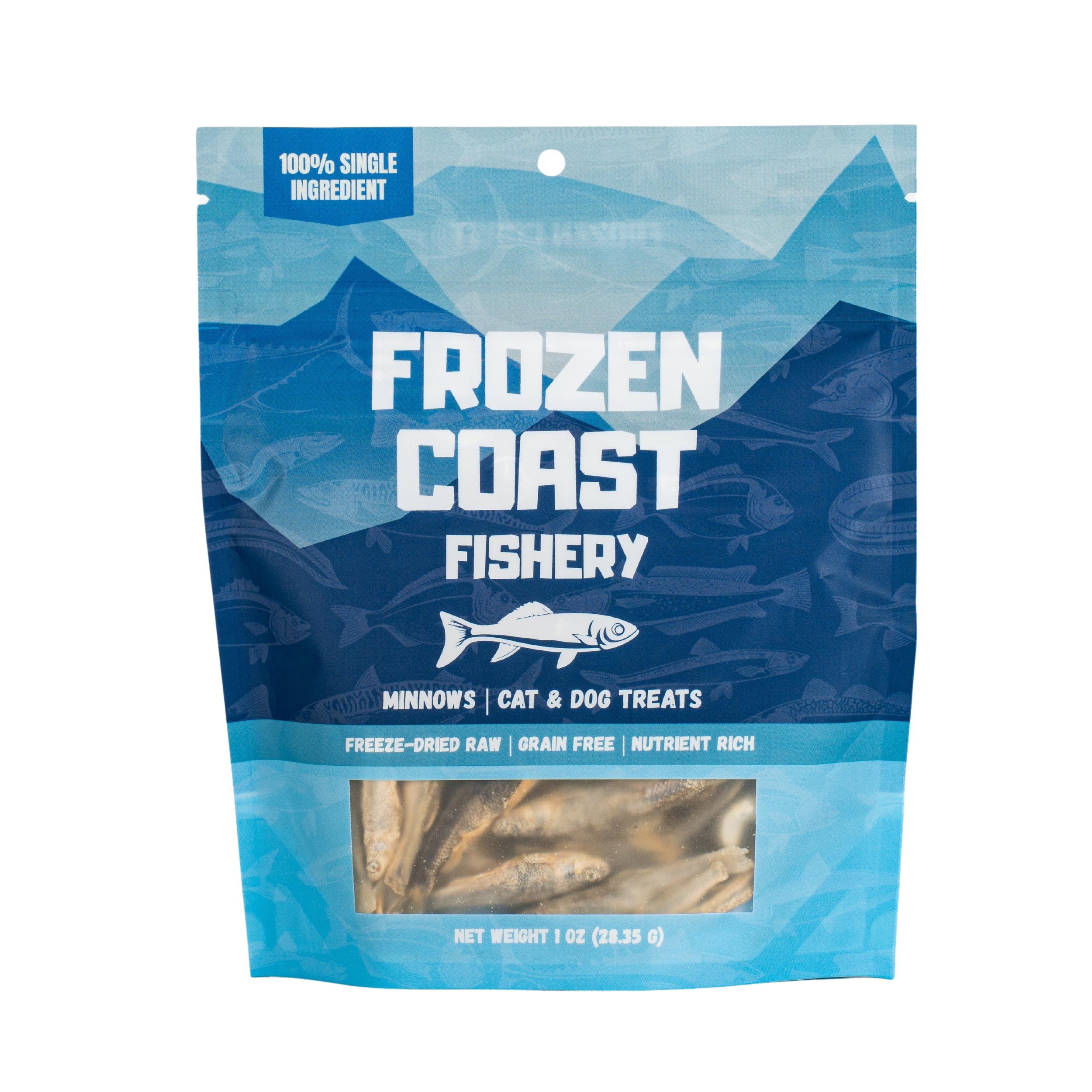 Freeze-Dried Wild-Caught Minnow Treats – Frozen Coast Fishery